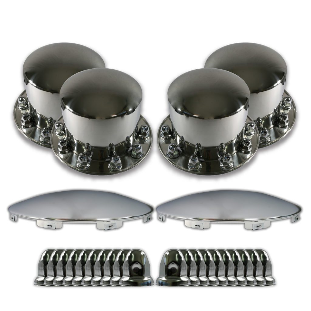 Watts Wheels - AFKL002SS-33 | Stainless Steel Axle Cover Kit