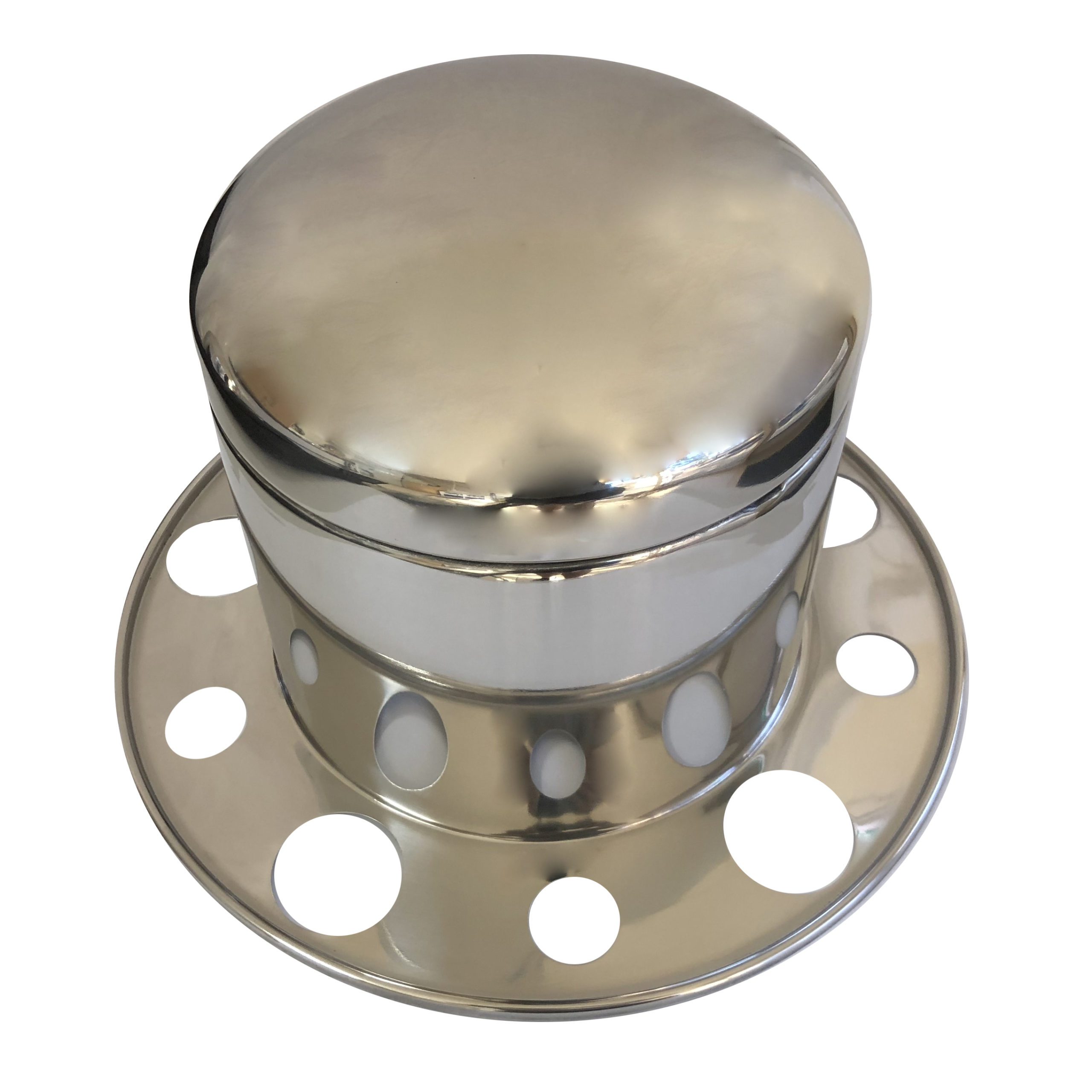 Watts Wheels - ACR28551 | Stainless Steel Tophat 285mm PCD Removable Cap